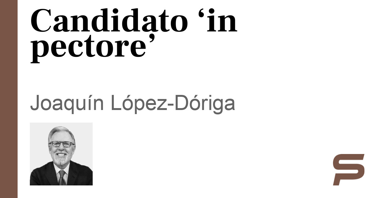 Candidato 'in pectore' - SonoraPresente